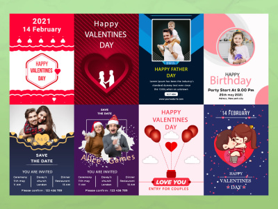 A custom greeting card or invitation card design | Upwork