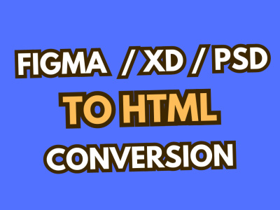 Responsive PSD / XD / FIGMA to HTML conversion | Upwork