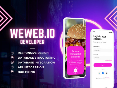 Functional web app built with Wewebio, Weweb expert, Weweb developer ...