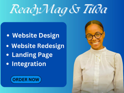 User-friendly Readymag or Tilda website, landing page, or web redesign. | Upwork