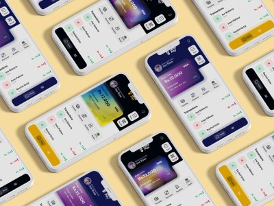A User-Friendly Mobile Wallet App Interface Design Mockups | Upwork