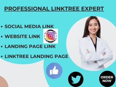 Set up Linktree landing page linktree promotion linktree social tap page | Upwork