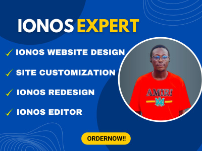 An awesome Ionos website design ionos redesign | Upwork
