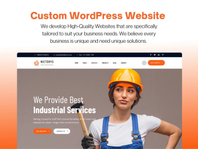 A custom WordPress site that showcases your brand. | Upwork