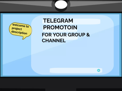 I telegram promotion for your telegram group and channel | Upwork