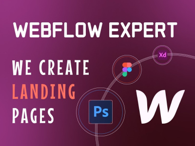 Webflow expert for the website/landing page | Upwork