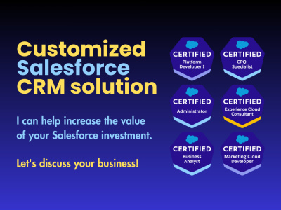 A Salesforce CRM Implementation and Customization | Upwork