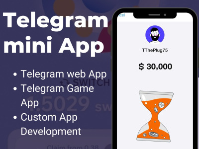 Custom Telegram Mini App, Game Bot, or Telegram Web App | Upwork