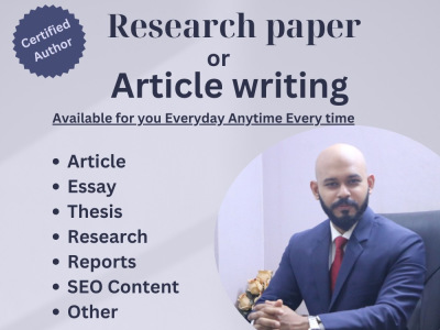 A professional article writing service with full professional support ...