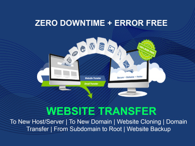 Error free website transfer to new hosting or domain with zero downtime ...