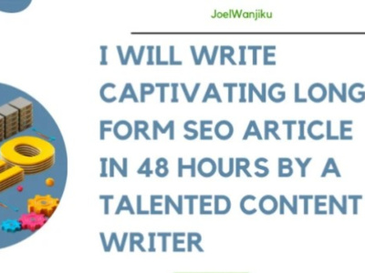 Long-Form Article Article & Blog Writing Services | Upwork