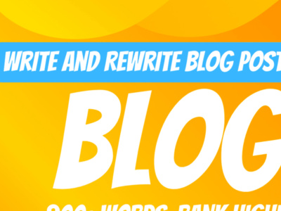 500+ Words blog post article | Upwork