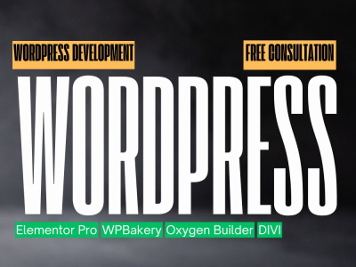 WordPress website using WPBakery or Elementor And fix website error | Upwork