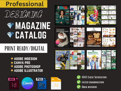 A Professionally designed Magazine/Catalog | Upwork