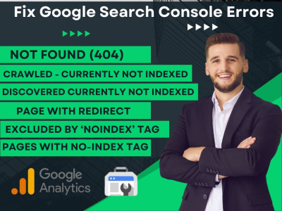 Fix google search console errors/issues and google indexing issues | Upwork