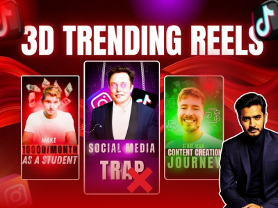 TikTok and Instagram Reels 3d Animations in houston kold style | Upwork