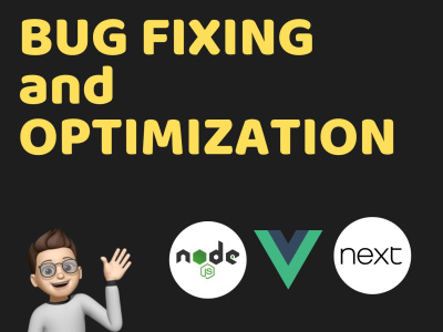 Next.js/Vue.js Bug Fixing and Performance Optimization Services | Upwork
