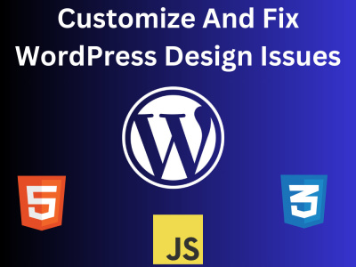 Your wordpress design issue solved and customized | Upwork