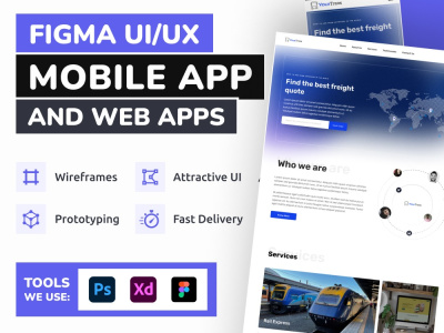 Figma App Design | Figma Website UI/UX | Mobile & Web Wireframes | Upwork