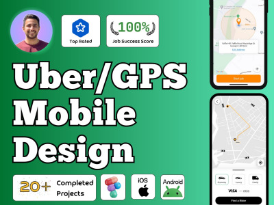 Custom Uber-Like, GPS, and Taxi Mobile App Design | Upwork