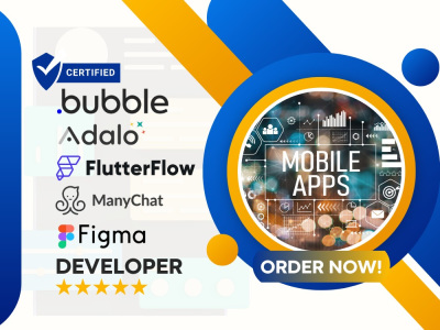 Bubble.io webapp Bubble MVP on Adalo Mobile App Flutterflow Bubble Website | Upwork