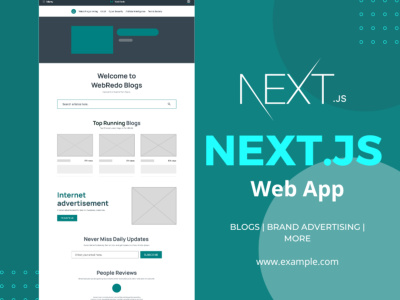 Next.js web app | Upwork