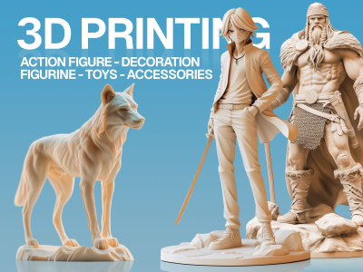 A 3d model, characters, miniatures, action figures and toys for 3D ...