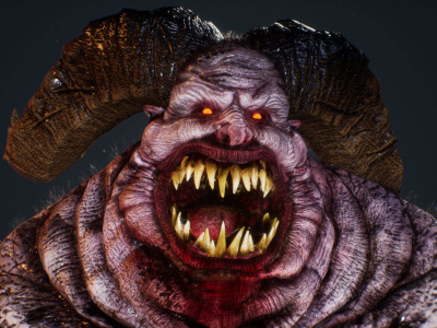 3d humanoid horror zombie alien monster demon daz character game model ...