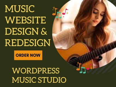 A Modern music website for DJs, music artists, bands, studios, producer ...