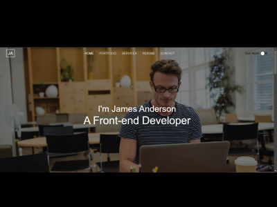A fantastic landing page with HTML, JavaScript, Tailwind CSS or ...