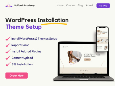 Complete WordPress Installation with Theme Setup and Demo Import & WP Theme | Upwork