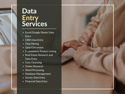 Professional data entry services - Accurate, Fast, and Reliable | Upwork