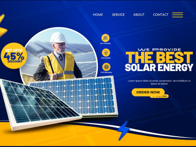 Professional Solar Landing Page Design and Solar Website Design | Upwork
