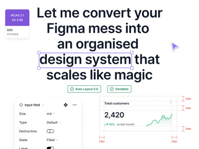Back a streamlined, organised Figma Design System that scales | Upwork