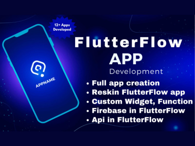 Flutterflow app developer for android iOS mobile app, firebase, flutter app | Upwork