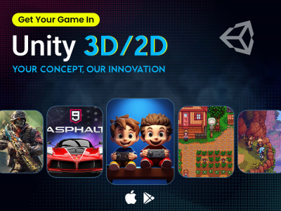 Your game in unity 3D/2D: Your concept! Our Innovation | Upwork