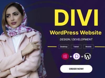 Divi website design or redesign with divi theme, divi wordpress website | Upwork