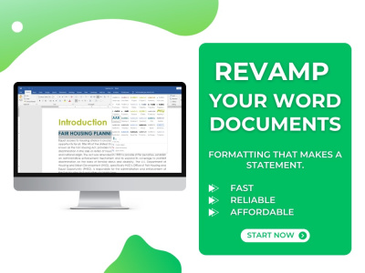 Microsoft Word Document Formatting and Layout Design | Upwork