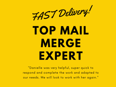 Fast Mail Merge Expert (Word from Excel w/ Customize Title and Folder ...