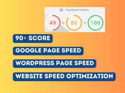 Google page speed for wordpress website speed optimization Expert 90+ | Upwork
