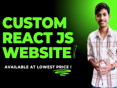 A fully customized React JS website | Upwork