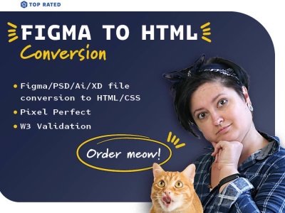 Figma to HTML Conversion | PSD Ai XD to HTML Convertion | Upwork