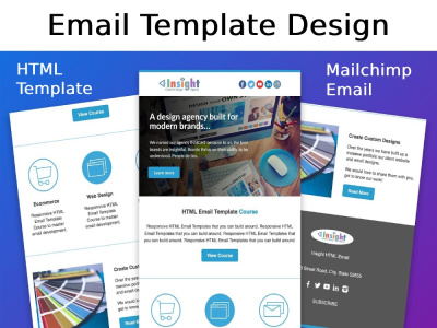 A responsive and modern email template or newsletter | Upwork