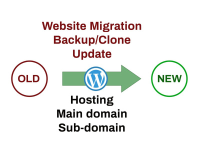 Backup and migration service of WordPress website to new domain or hosting | Upwork