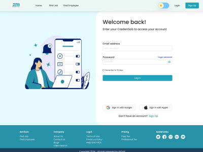 A Best Web Design and Experience Job Portal with Figma | Upwork