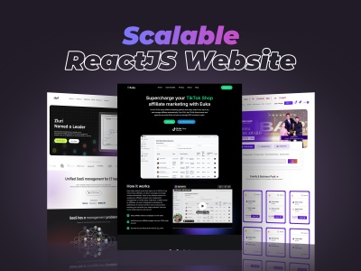 Scalable, Clean and Responsive ReactJS Frontend | Upwork