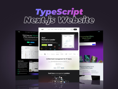 Responsive TypeScript NextJS Website | Upwork