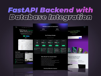 FastAPI Backend Development with Database Integration | Upwork
