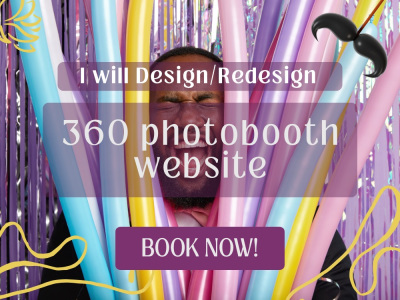 Beautifully designed Photobooth Website that increases professionalism ...