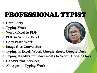 Typing Services | Upwork